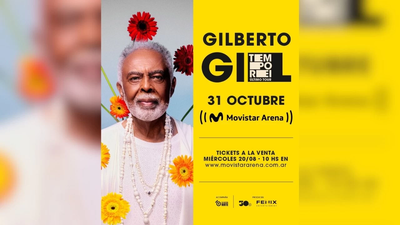 Gilberto Gil regresa a la Argentina con “Tempo Rei Tour” - Radio ...